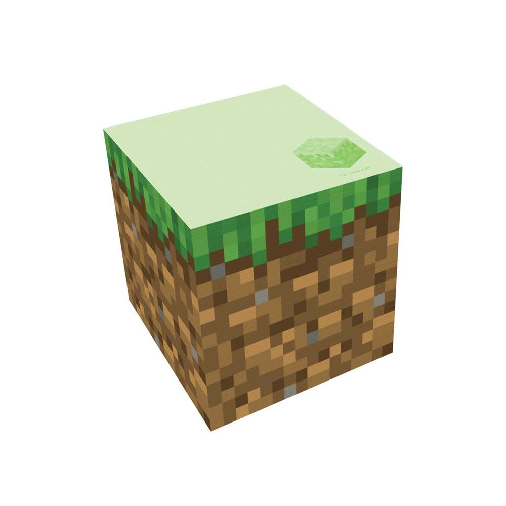 Minecraft: Grass Block Sticky Note Cube – Chukaruka